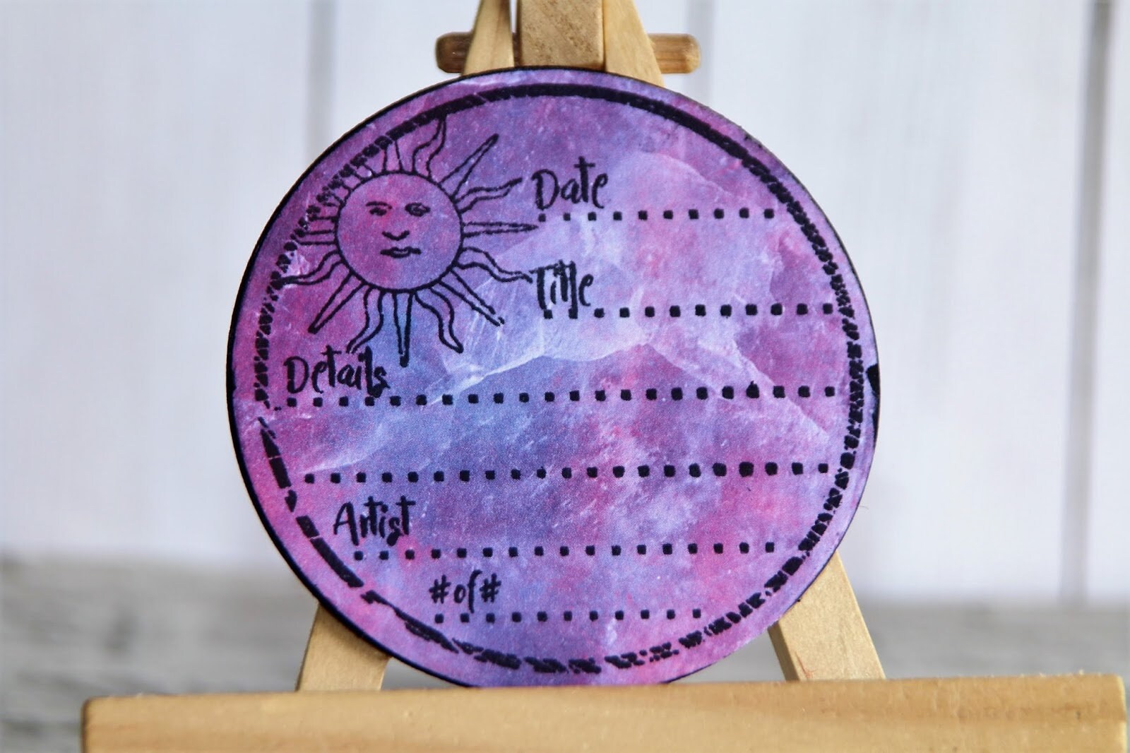 Artist Trading Coin Swap Information Art Rubber Stamp AT Coins ...