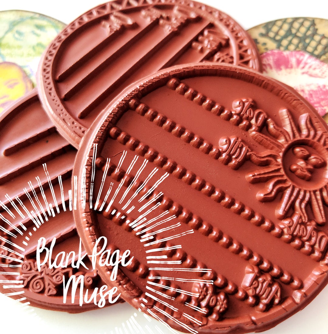 Artist Trading Coin Swap Information Art Rubber Stamp AT Coins ...