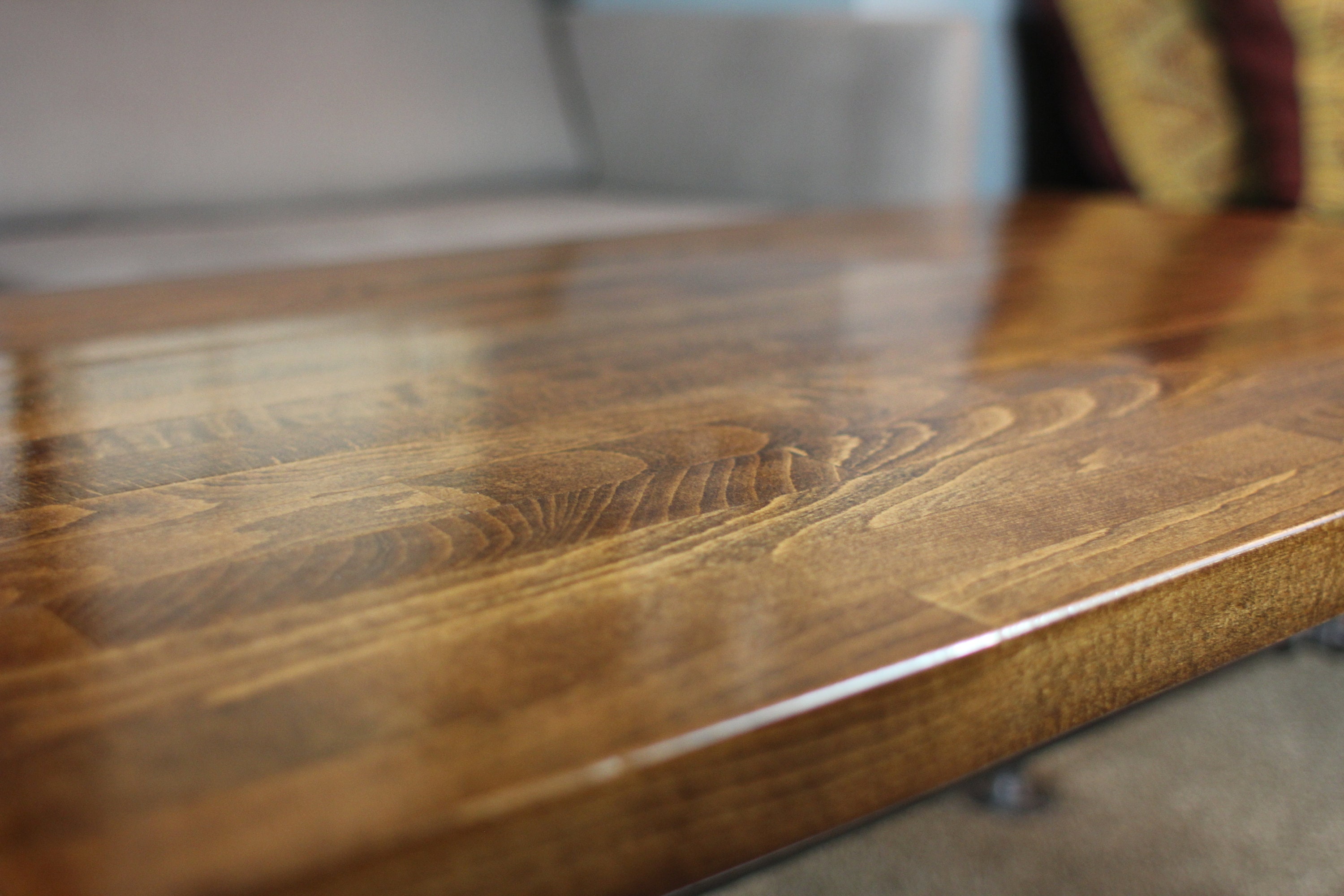 Sold--- Butcher Block + Steel Pipe Coffee Table - Etsy