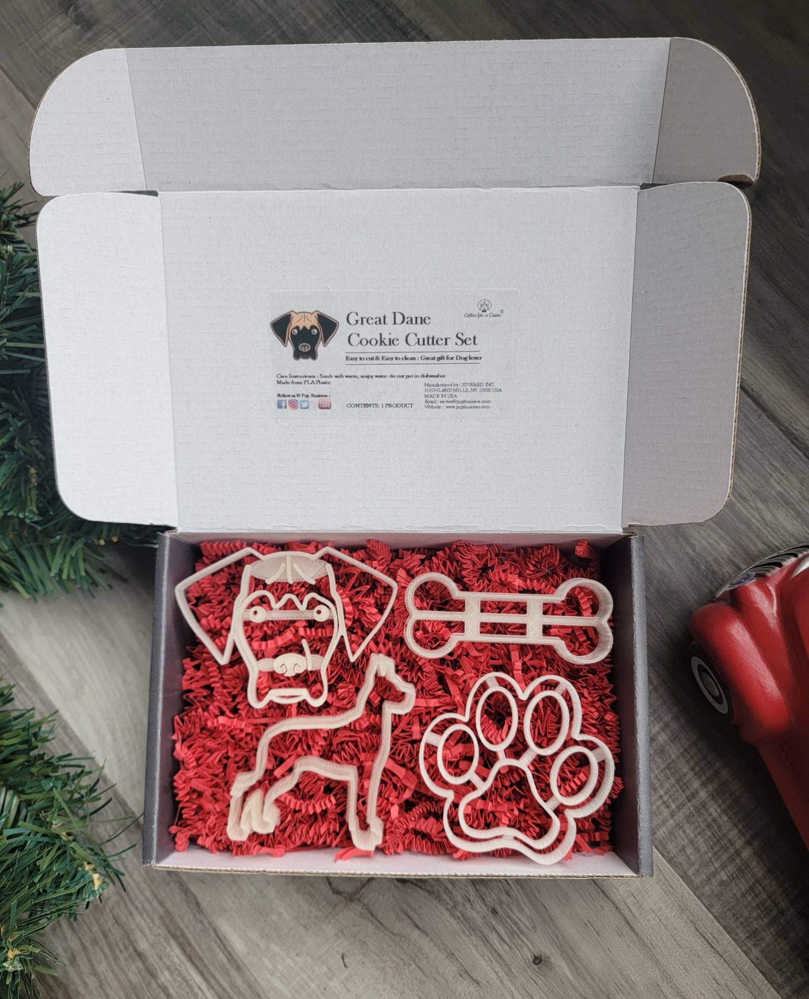 Great Dane Cookie Cutter Set - Great Dane Gift - Etsy