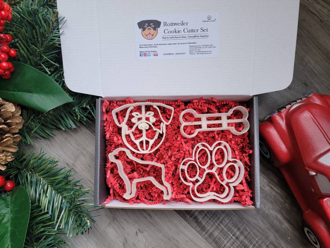 Rottweiler Cookie Cutter Set - Gift for Rottweiler Lovers - Etsy
