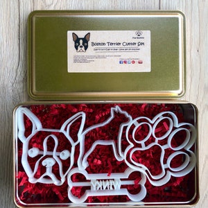 Boston Terrier Cookie Cutter Set Boston Terrier Gift great - Etsy