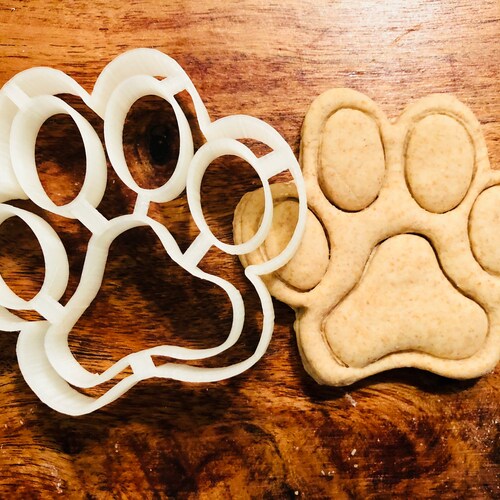 Dog Paw With Bone Cookie Cutter Dog Pup Treat Cutter Puppy Paw - Etsy