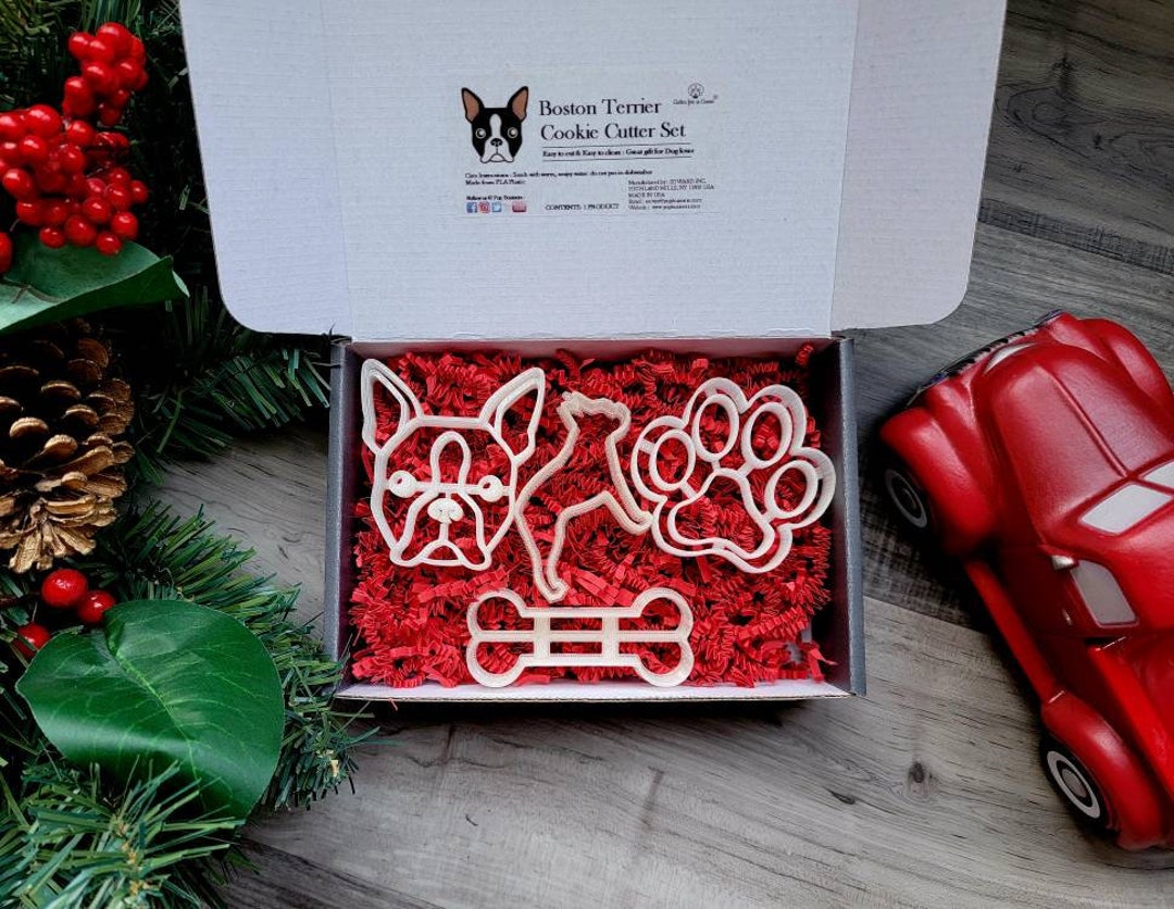 Boston Terrier Cookie Cutter Set - Boston Terrier Gift -great Gift for ...