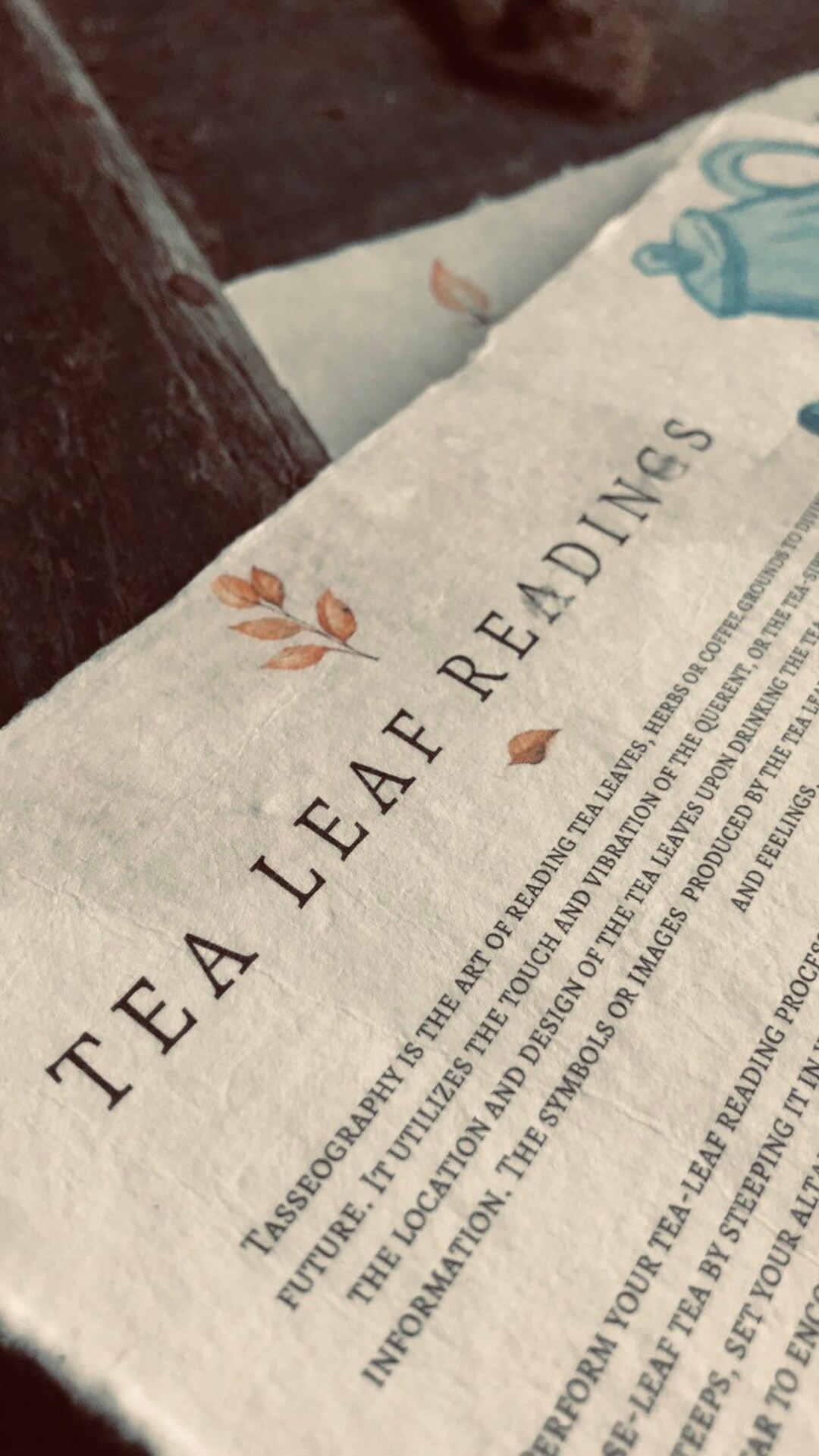 Tea Leaf Reading tasseography Chart for Divination Witchcraft Spells ...