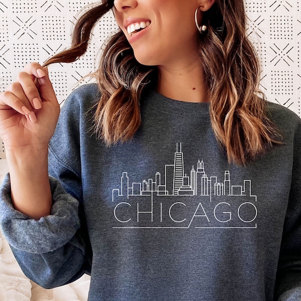 Chicago Sweatshirt - Etsy