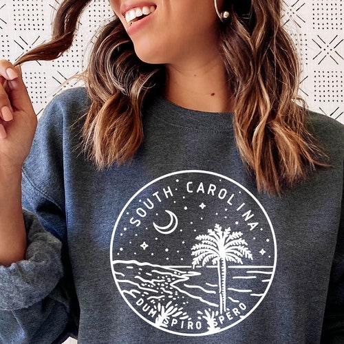South Carolina Sweatshirt State Design Adult Unisex Crewneck - Etsy