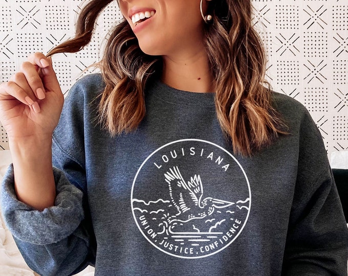 Louisiana Poster State Design Louisiana Print / Picture / - Etsy