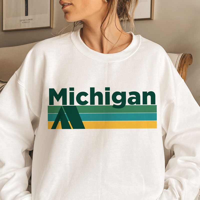 Michigan Sweatshirt - Etsy