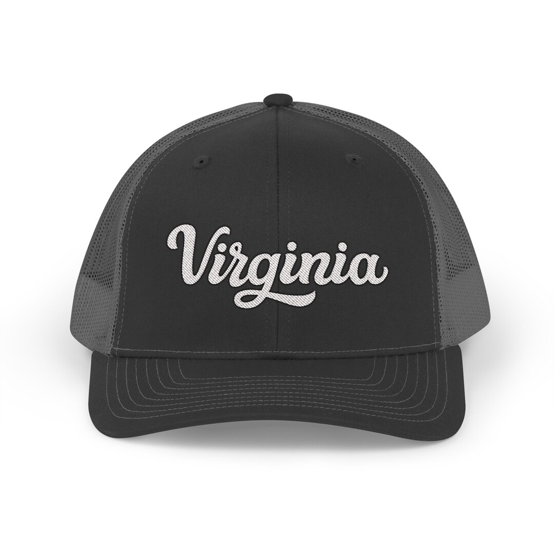 Virginia Snapback Trucker Cap - Embroidered Virginia Hat ...