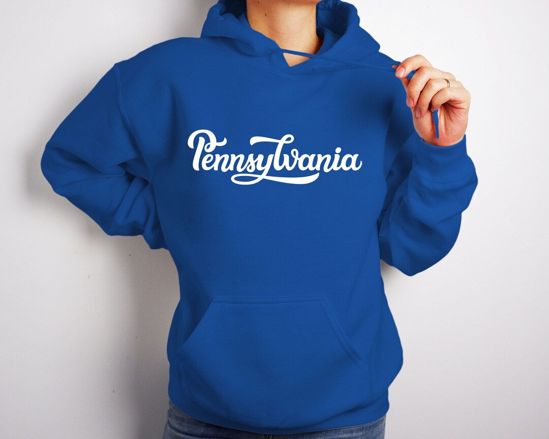 Pennsylvania Hoodie Hand Lettered Unisex Pennsylvania - Etsy