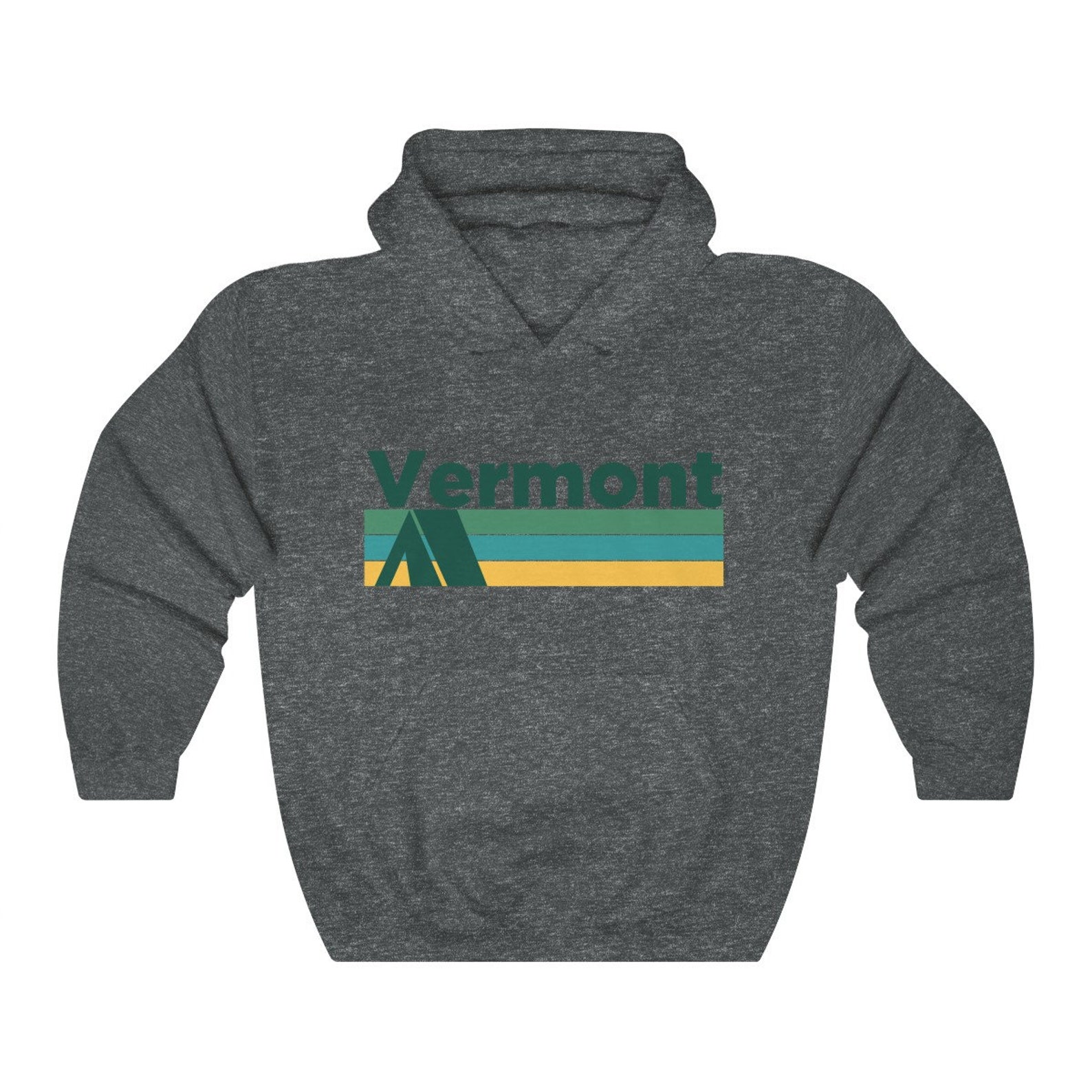 Vermont Hoodie Retro Camping Adult Unisex Vermont Sweatshirt - Etsy