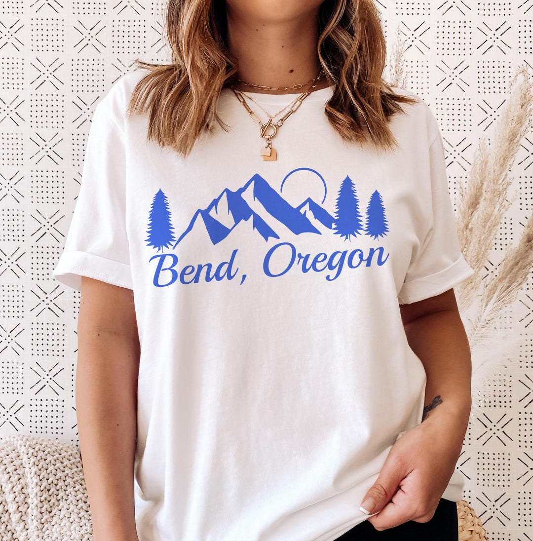 Bend, Oregon T-shirt - Retro Mountain Unisex Bend Shirt ...