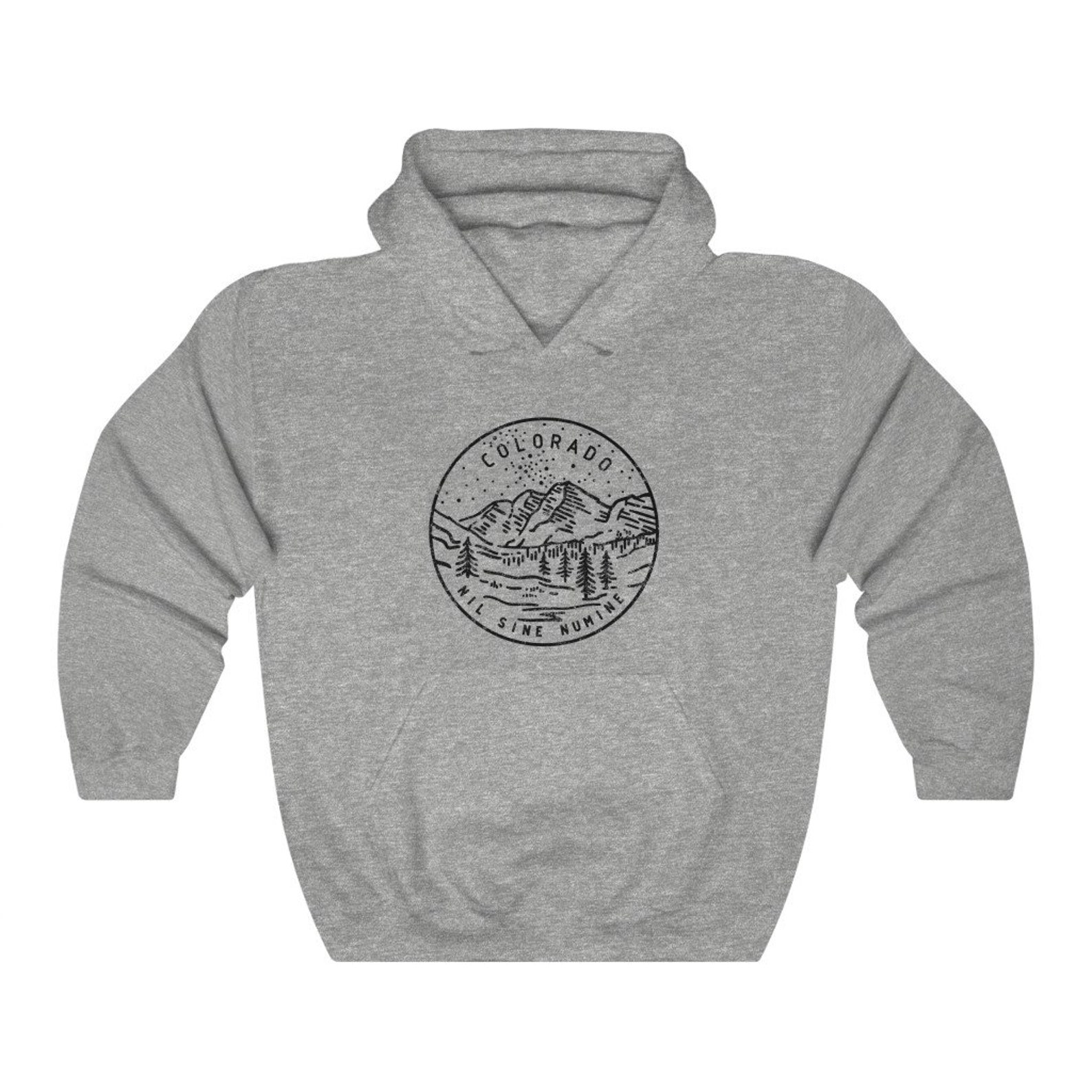 Colorado Hoodie Distressed State Design Adult Unisex - Etsy