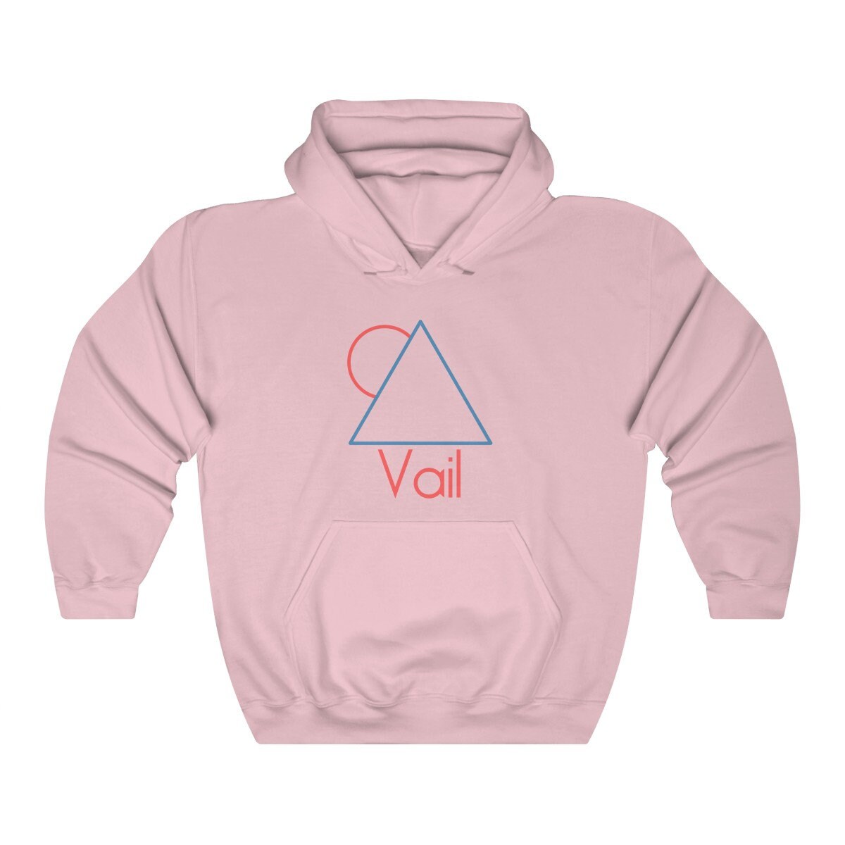 Vail, Colorado Hoodie, Minimal Mountain Adult Unisex Vail Sweatshirt ...