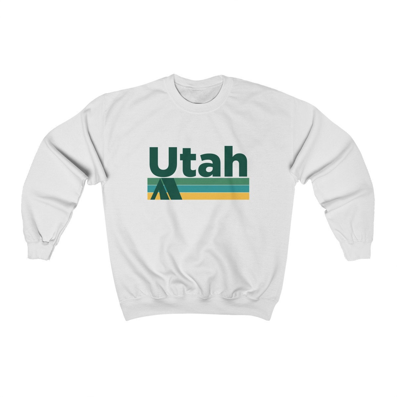 Utah Sweatshirt Retro Camping Adult Unisex Crewneck Utah | Etsy