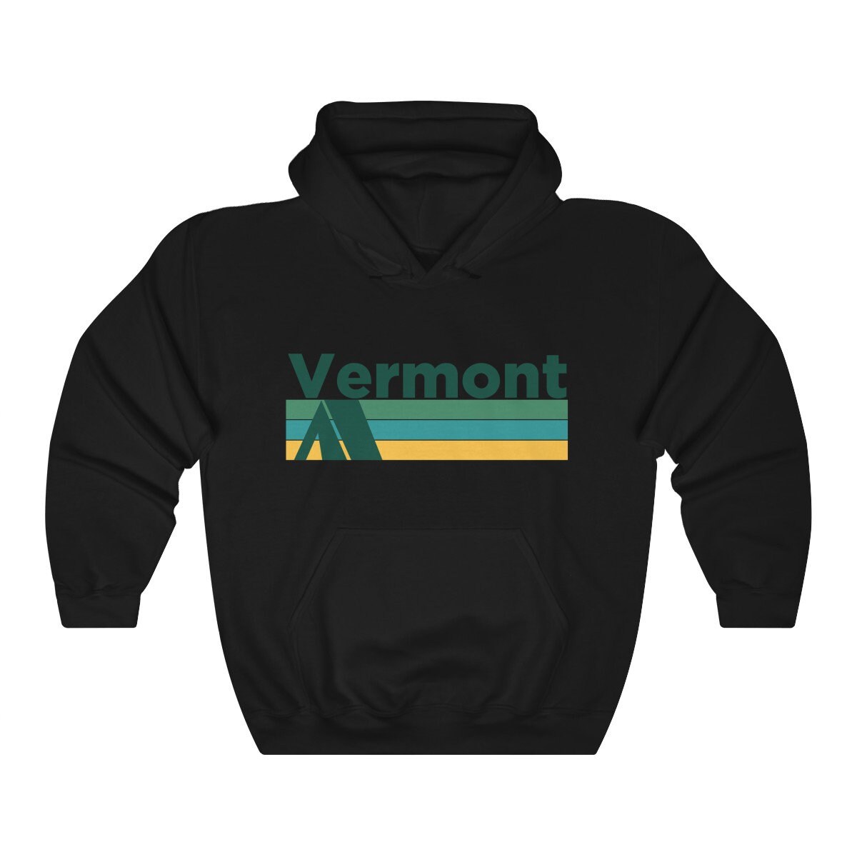 Vermont Hoodie Retro Camping Adult Unisex Vermont Sweatshirt - Etsy
