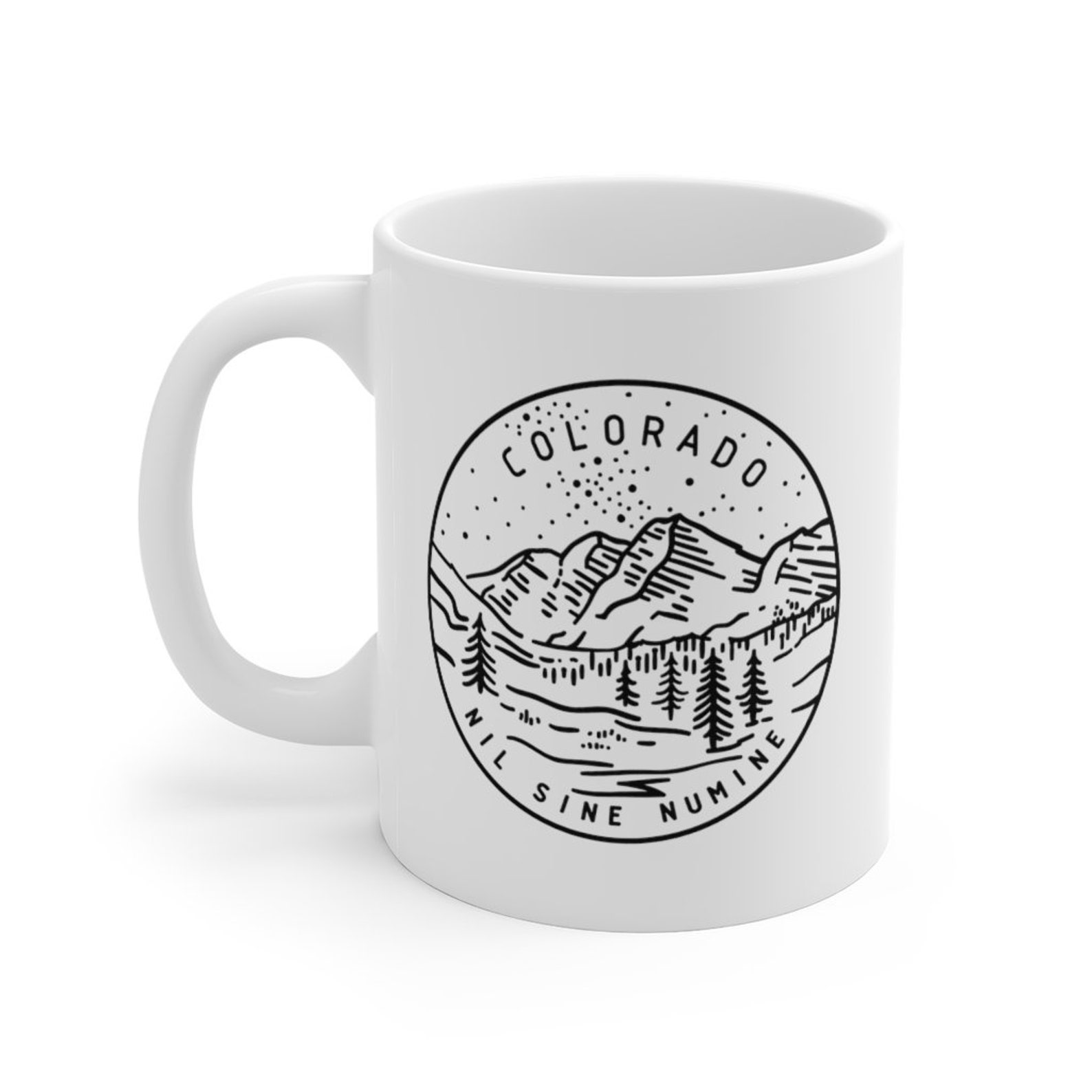 Colorado Mug State Design Ceramic Colorado Mug - Etsy