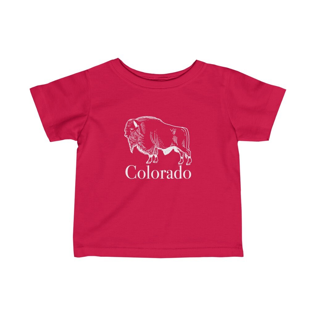 Colorado Infant Shirt Retro Buffalo Unisex Colorado Infant T | Etsy