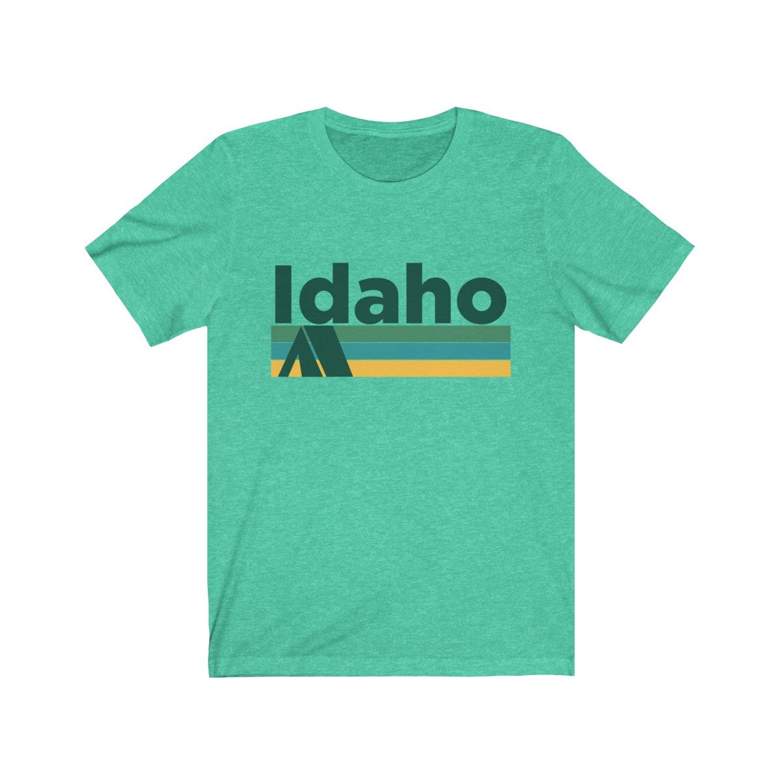 Idaho Shirt Adult Unisex Retro Camping Idaho T Shirt | Etsy