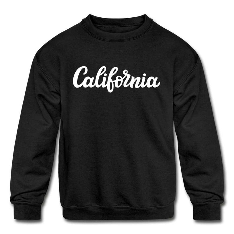 California Youth Sweatshirt: Hand Lettered Cotton-blend Pullover - Etsy