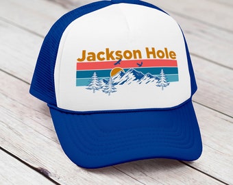 Jackson Hole Wyoming Trucker Hat - Etsy