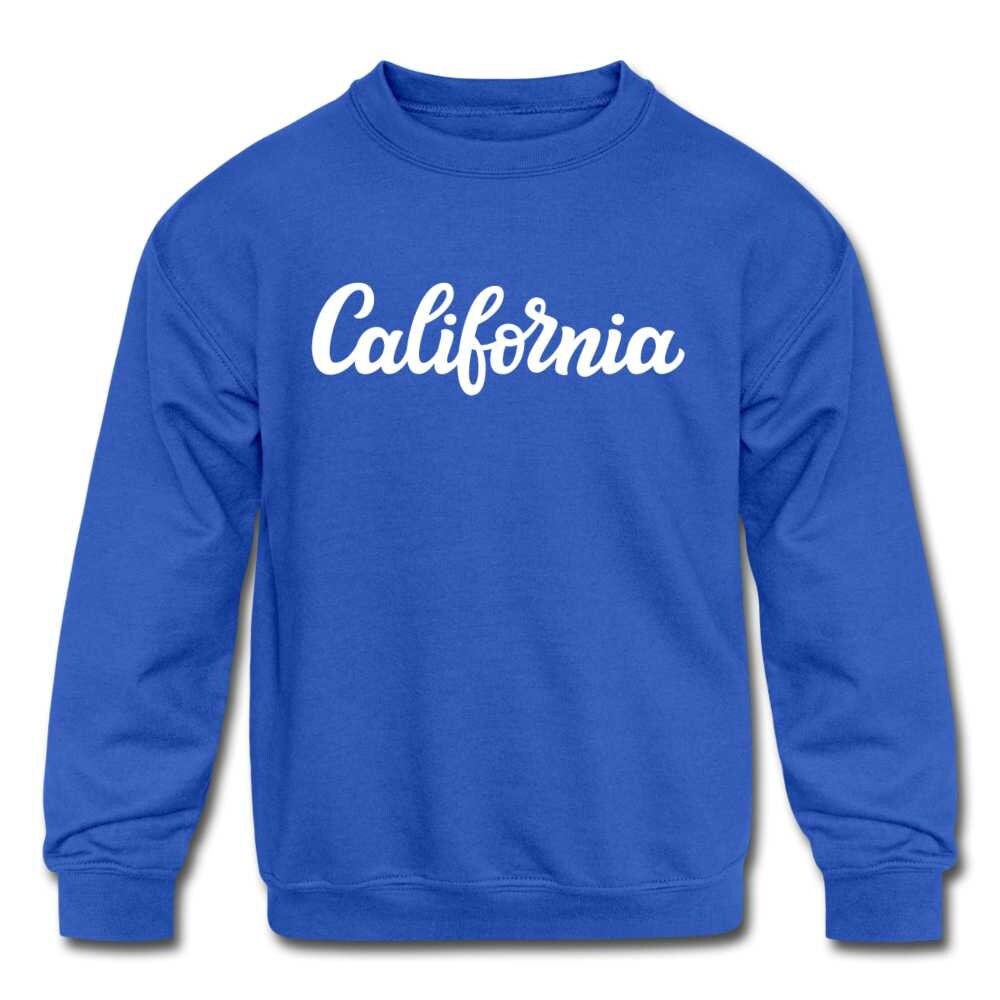 California Youth Sweatshirt: Hand Lettered Cotton-blend Pullover - Etsy