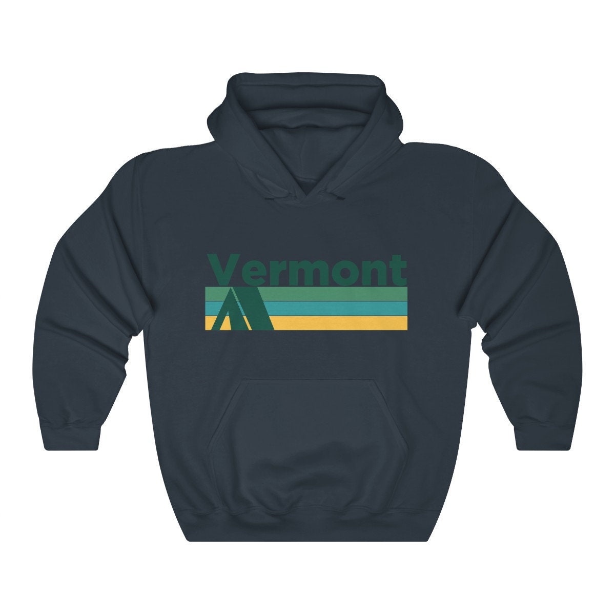 Vermont Hoodie Retro Camping Adult Unisex Vermont Sweatshirt - Etsy