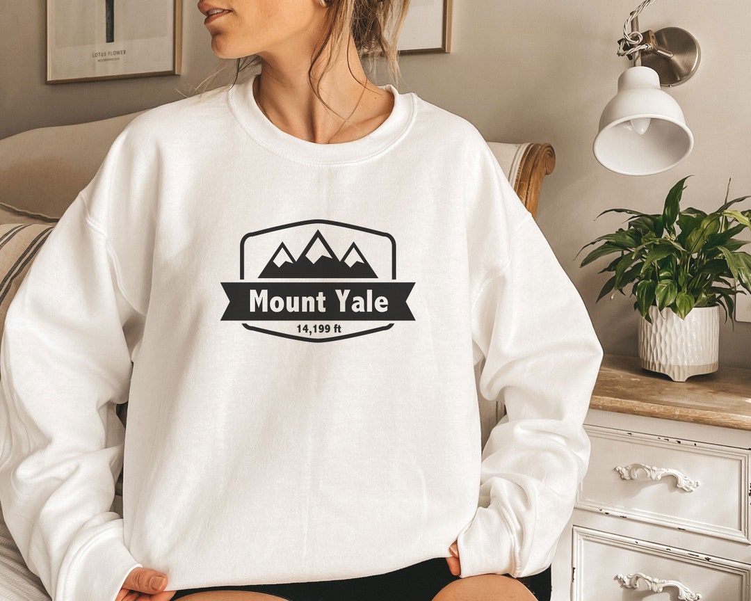 Mount Yale Sweatshirt: Unisex 14er Hiking Crewneck - Etsy