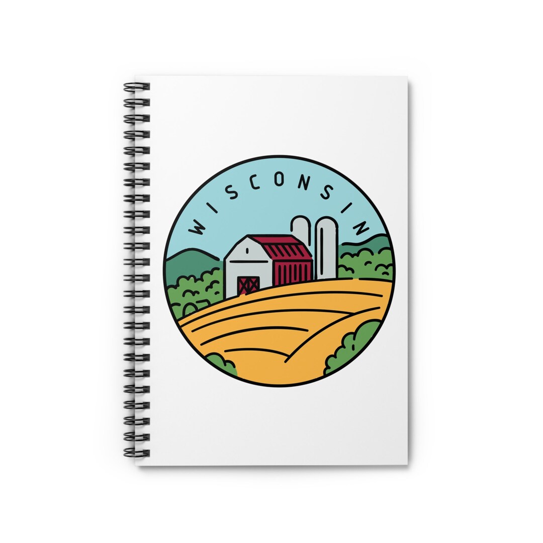 Wisconsin Notebook, Spiral Notebook - Ruled Line Journal ...