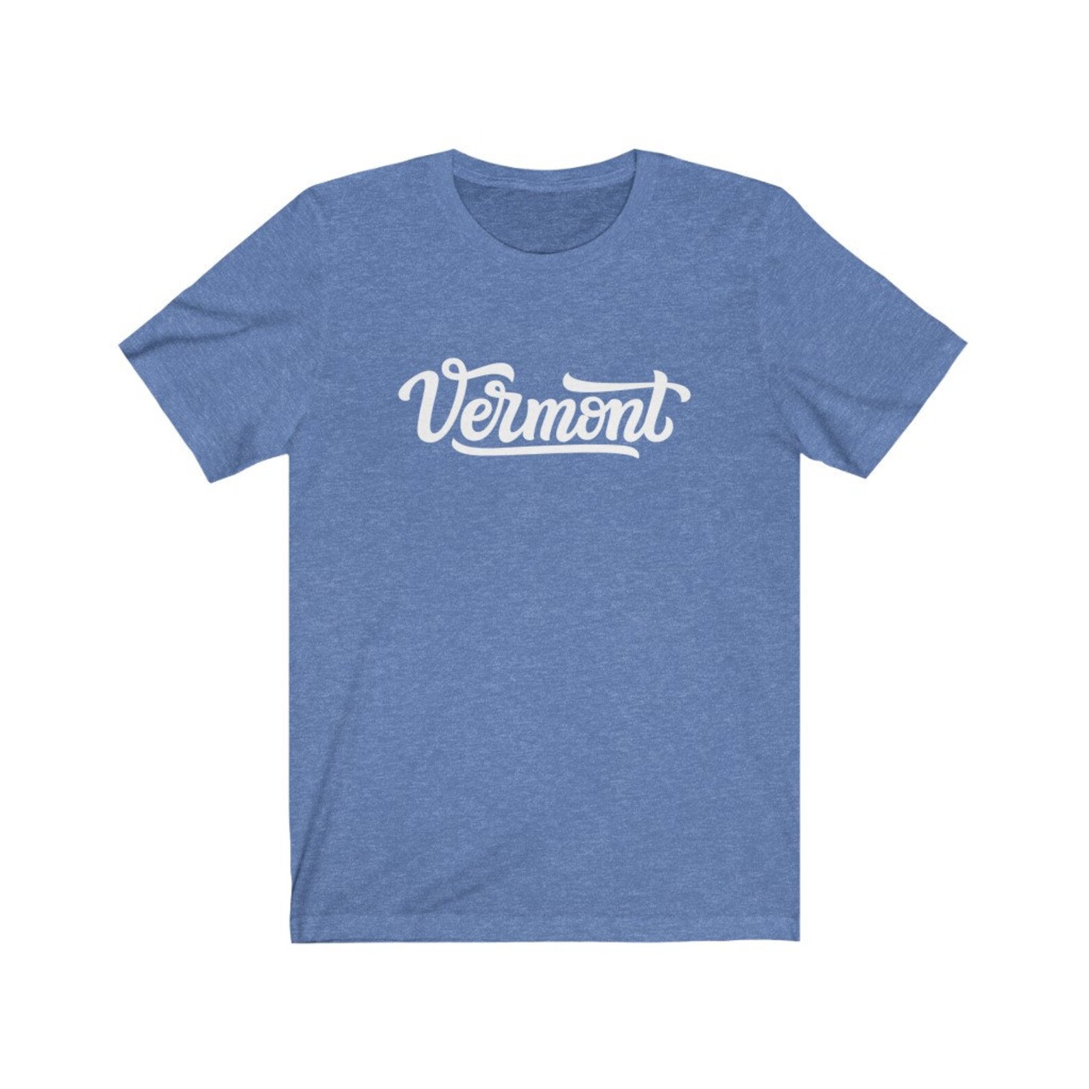 Vermont T-Shirt Hand Lettered Unisex Vermont Shirt | Etsy
