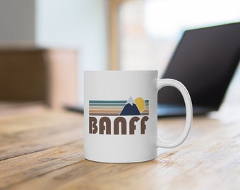 Banff Map Print Map Print Parks Canada Canadian Map | Etsy