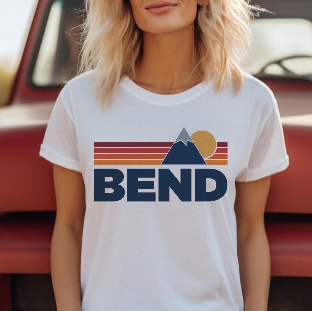Retro Bend, Oregon T-shirt, Mountain Tee, Vintage Bend Unisex Jersey ...
