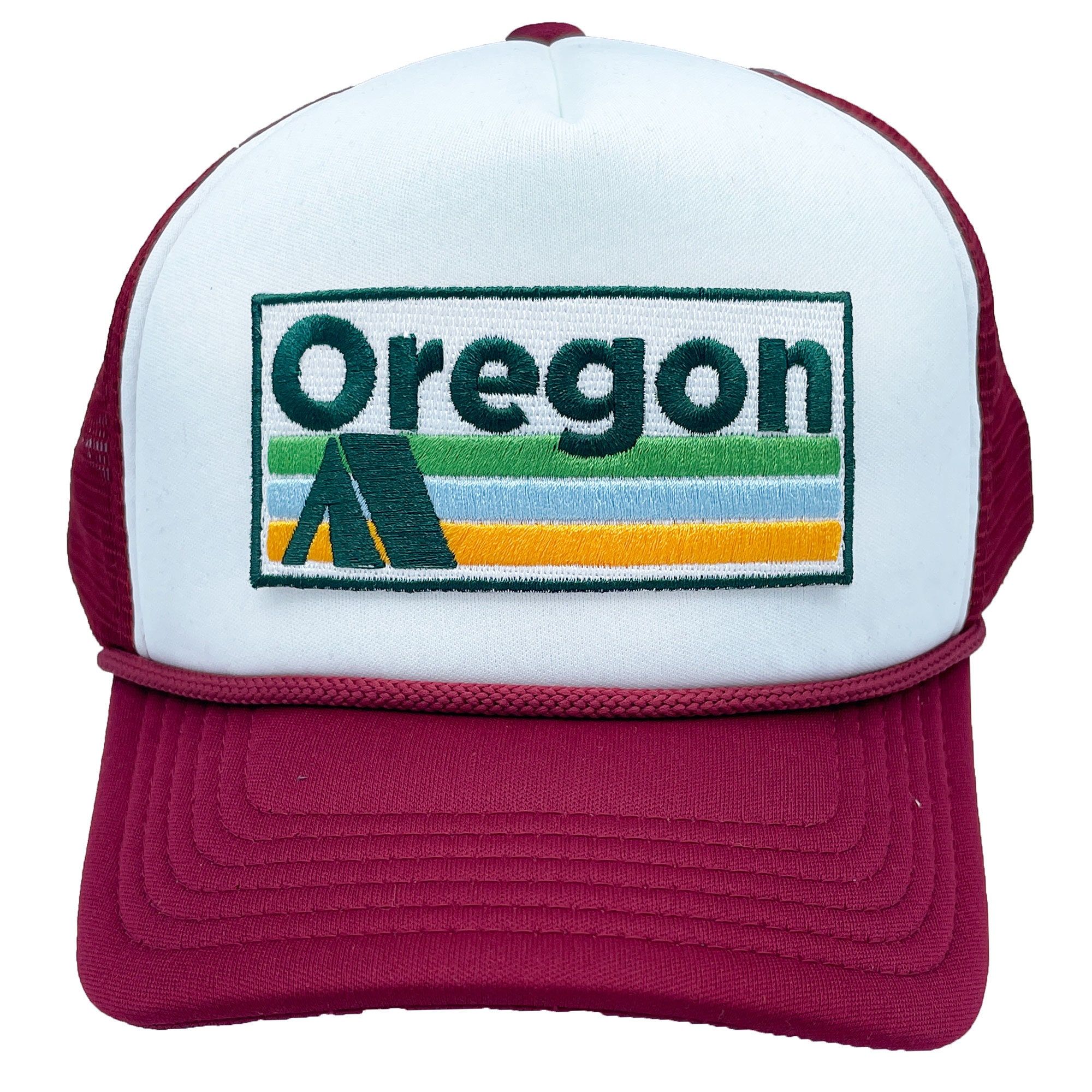 Kids Oregon Trucker Hat ages 2-12 Retro Camping Oregon - Etsy