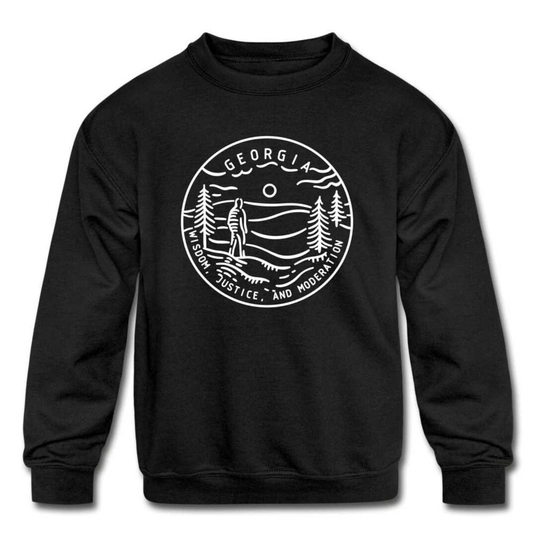 Georgia Youth Sweatshirt State Design Youth Georgia - Etsy