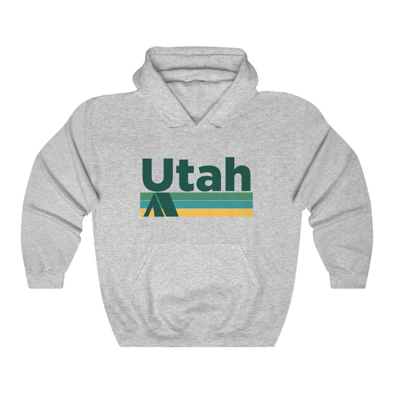 Utah Hoodie Retro Camping, Adult Unisex Utah Sweatshirt ...