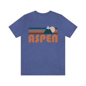 Aspen, Colorado Shirt, Retro Mountain Unisex Aspen T-shirt ...