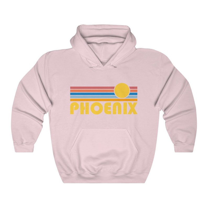Phoenix Arizona Hoodie Retro Sunrise Unisex Phoenix - Etsy