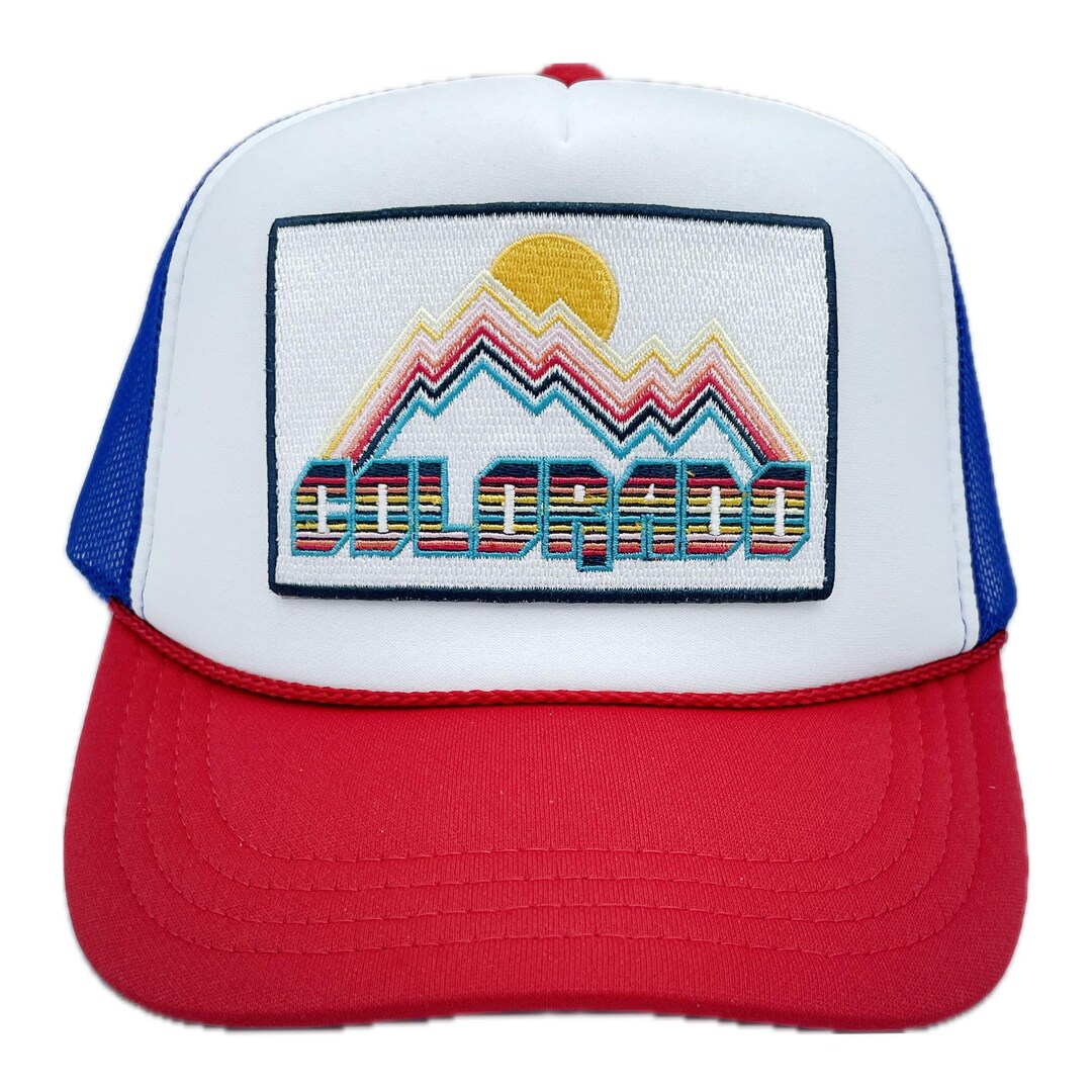 Kids Colorado Trucker Hat: Embroidered Patch Mountain Patch, Youth ...