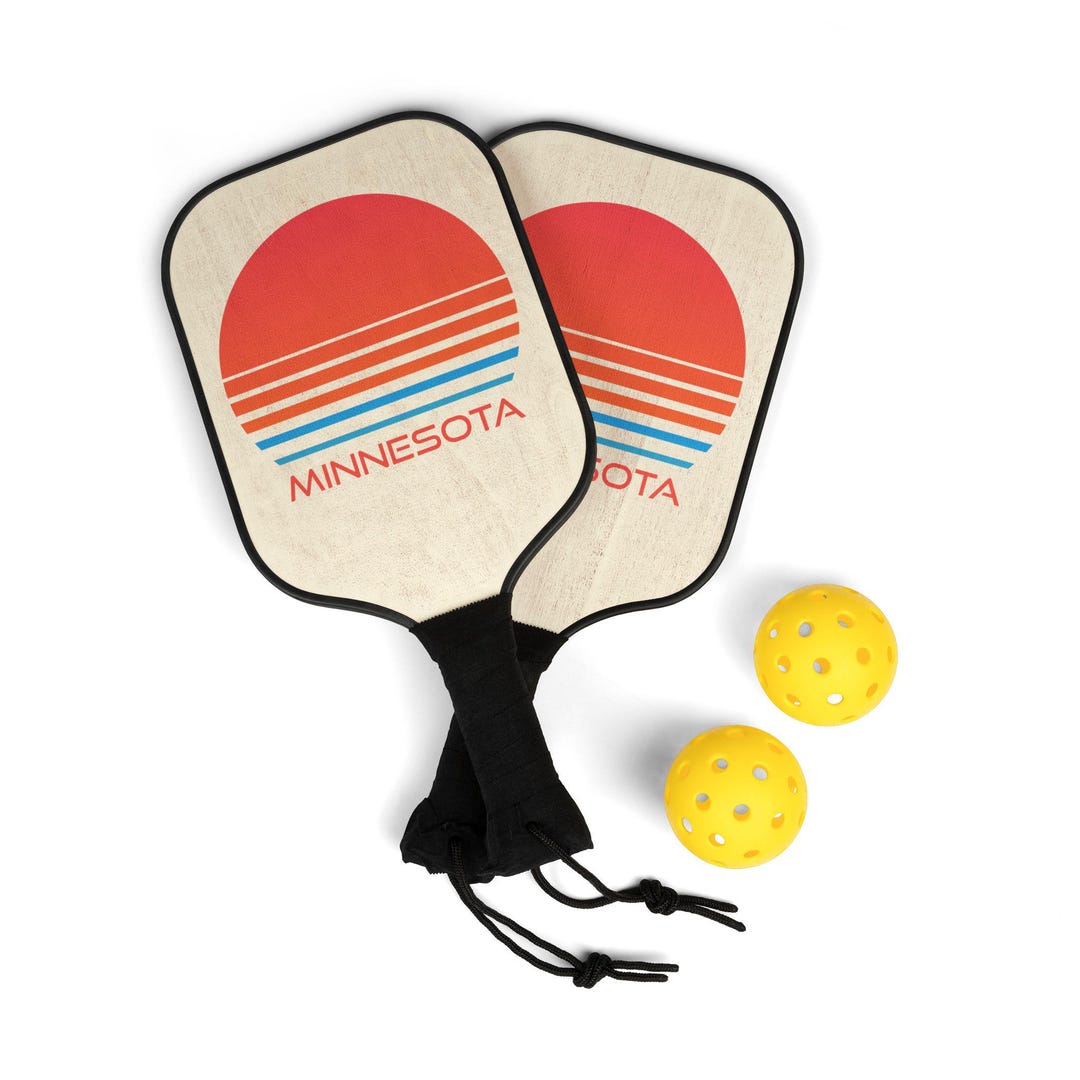 Pickleball Kit Minnesota Retro 80s - Pickleball Set, Pickleball Gear ...