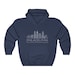 Philadelphia Hoodie Adult Unisex Skyline Philadelphia | Etsy