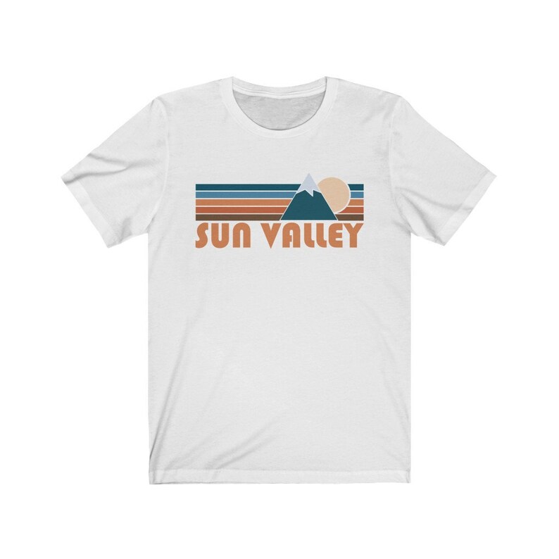 Sun Valley Idaho Shirt Retro Mountain Unisex Sun Valley | Etsy