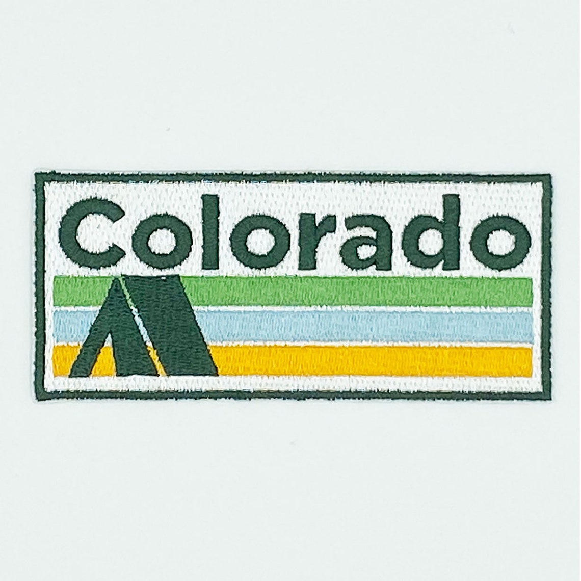 Colorado Patch, Vintage Style Camping 100% Embroidery Sew or Iron-on ...