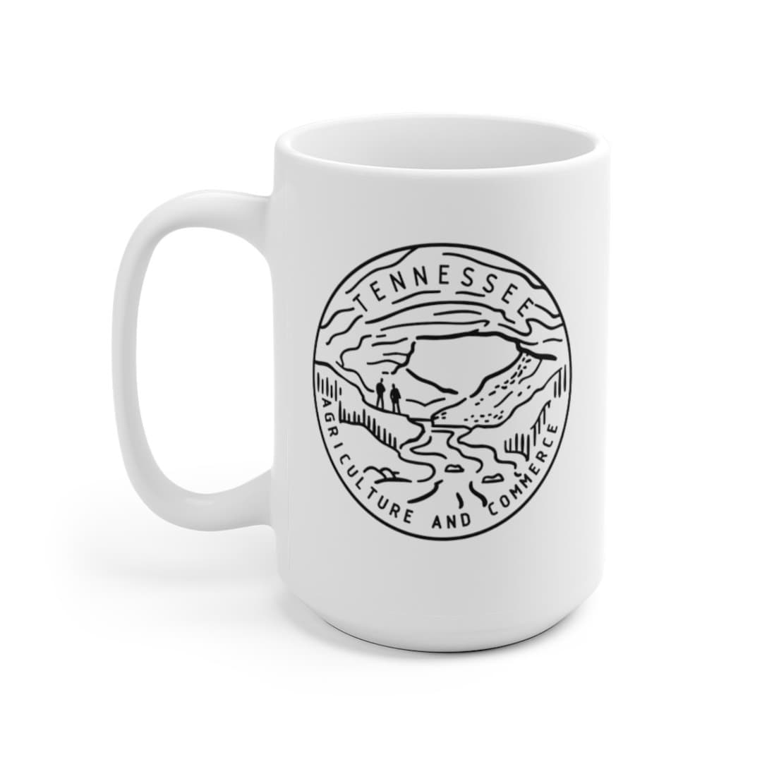Tennessee Mug: State Design Ceramic Coffee Mug (11oz & 15oz) - Etsy