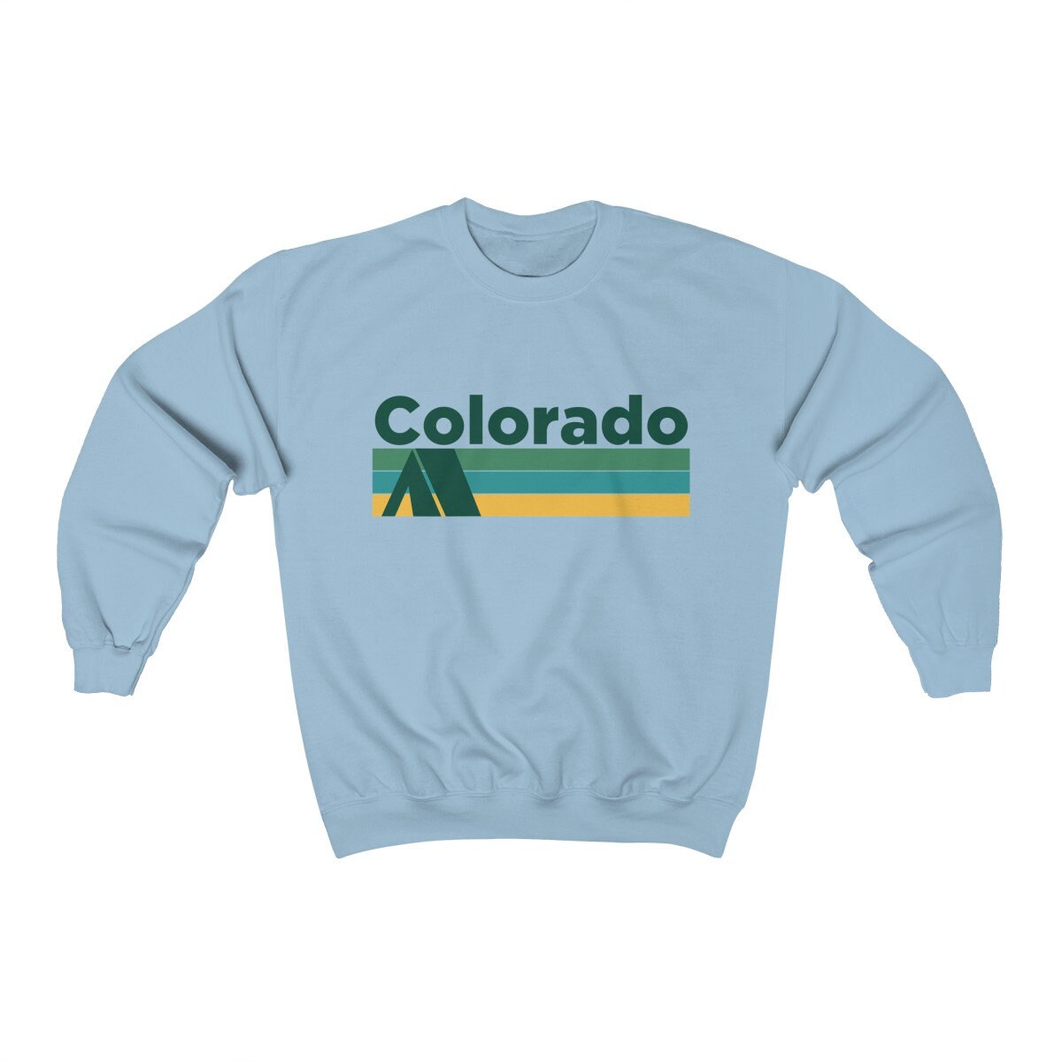 Colorado Sweatshirt Retro Camping Adult Unisex Crewneck - Etsy