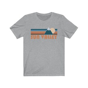 Sun Valley, Idaho Shirt, Retro Mountain Unisex Sun Valley T-shirt ...