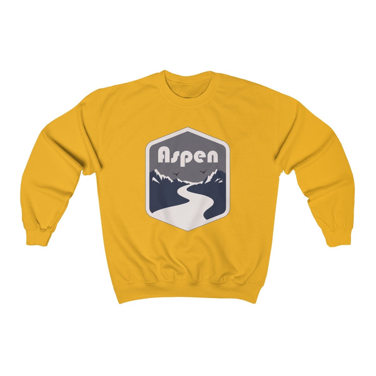 Aspen, Colorado Mountain Road, Unisex Aspen Sweatshirt ...