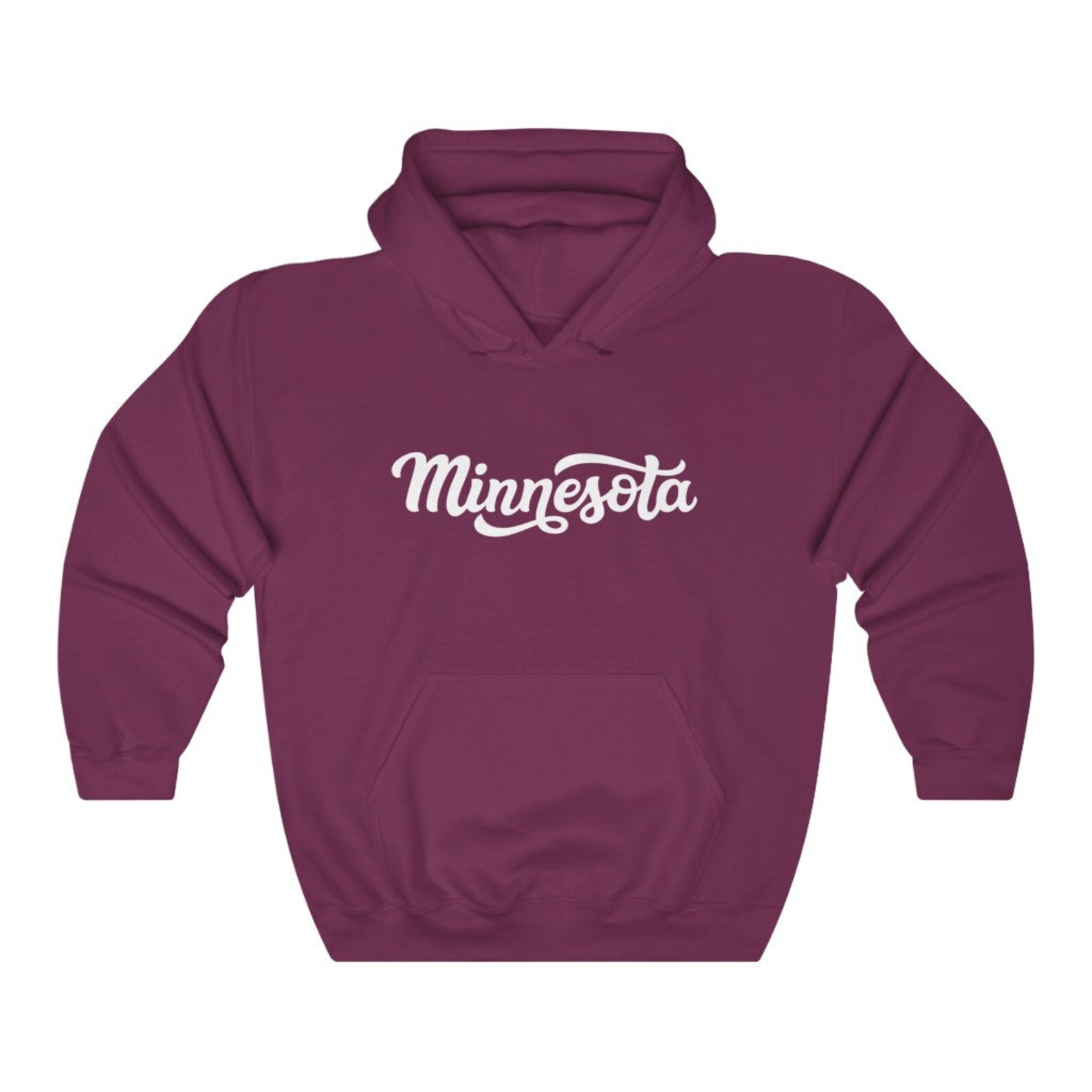 Minnesota Hoodie Hand Lettered Unisex Minnesota Sweatshirt - Etsy