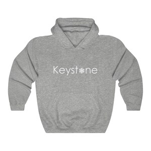 Keystone, Colorado Hoodie, Snowflake Adult Unisex Keystone Hoodie ...