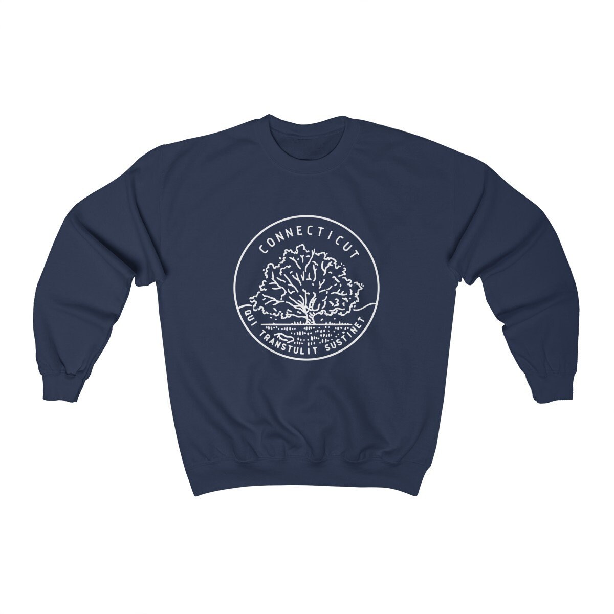 Connecticut Sweatshirt State Design Adult Unisex Crewneck - Etsy